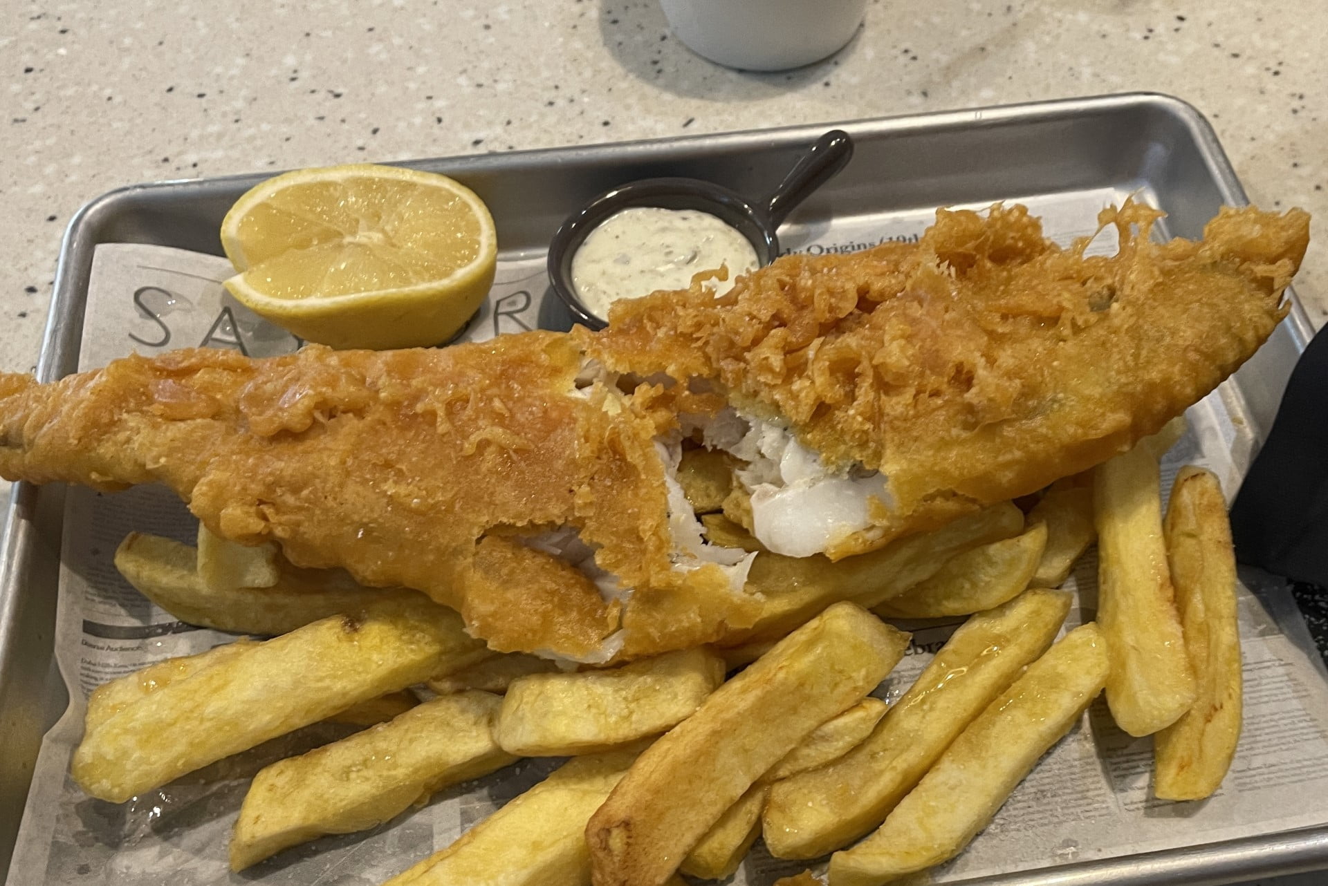 Best Fish and Chips in Dubai - Saylor's Dubai Hills Review - Dubai Delights